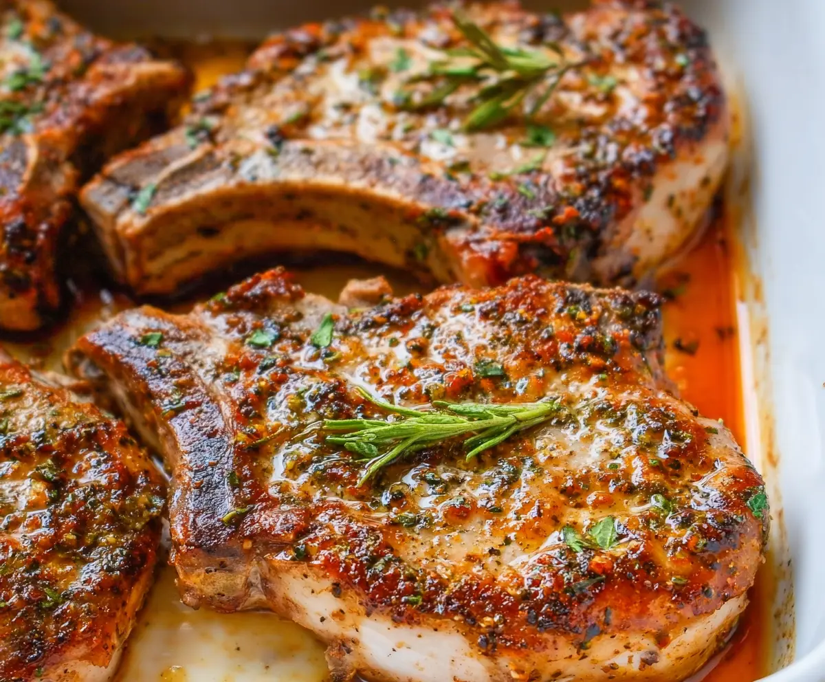 Easy Baked Ranch Pork Chops